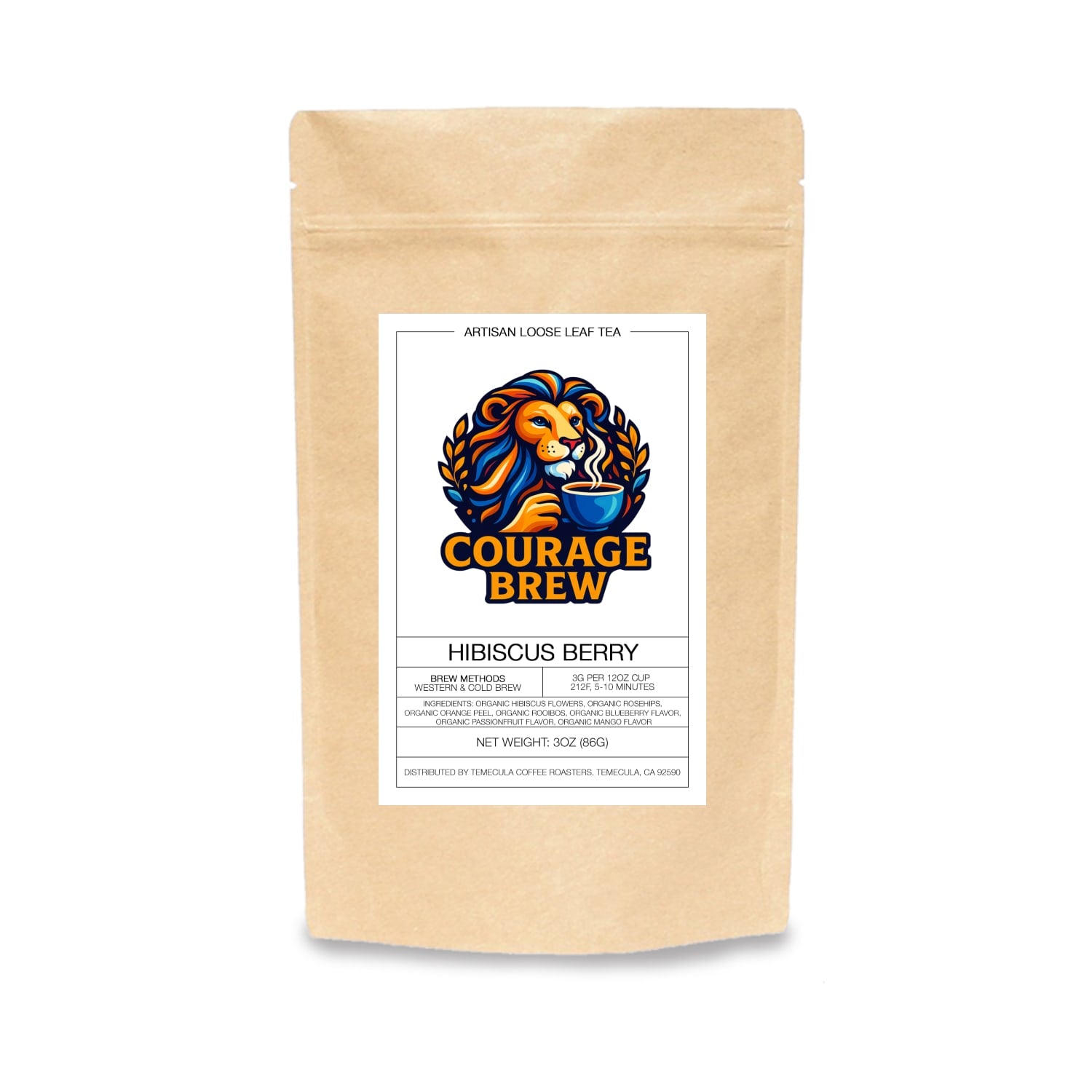 Hibiscus Berry Tea – Courage Brew